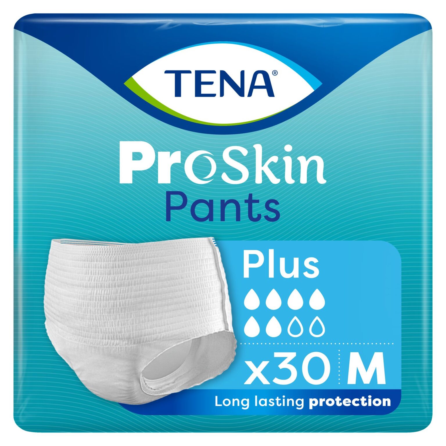 TENA Pants ProSkin Plus M (80-110 cm), majtki chłonne, 30 sztuk | Sklep ...